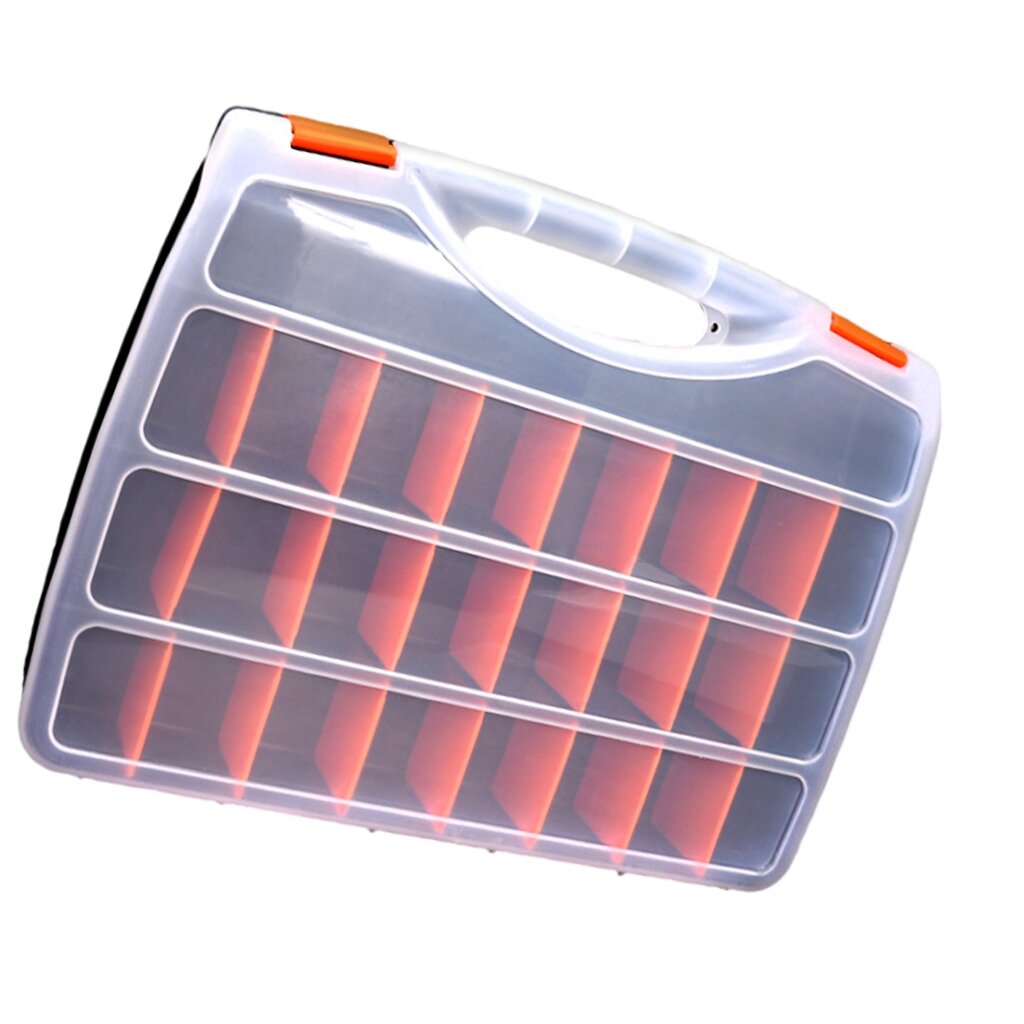 Двусторонняя Винтовая Коробка-Органайзер с Крышками Контейнеры Для Сортировки Винтовых Коробок