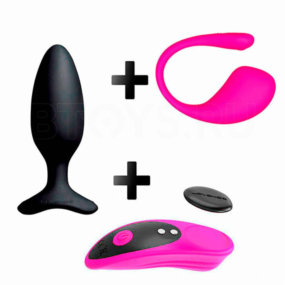 Lovense Lush 3 + Hush 2 + Ferri - Комплект женских вибраторов