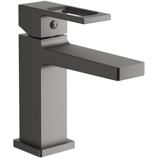 Смеситель для раковины Belz B10658-3, оружейная сталь