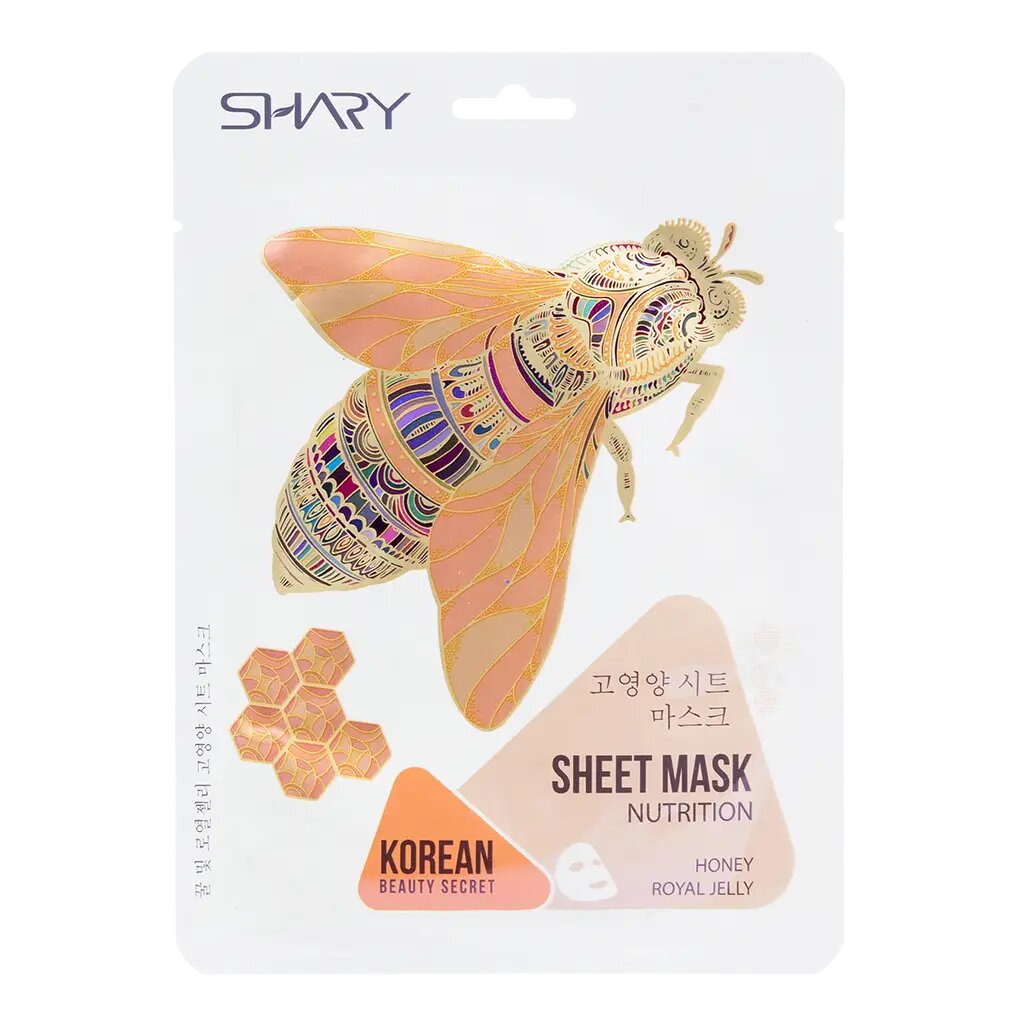 Shary Маска питание для лица Мед и Маточное молочко 25 г 1 шт