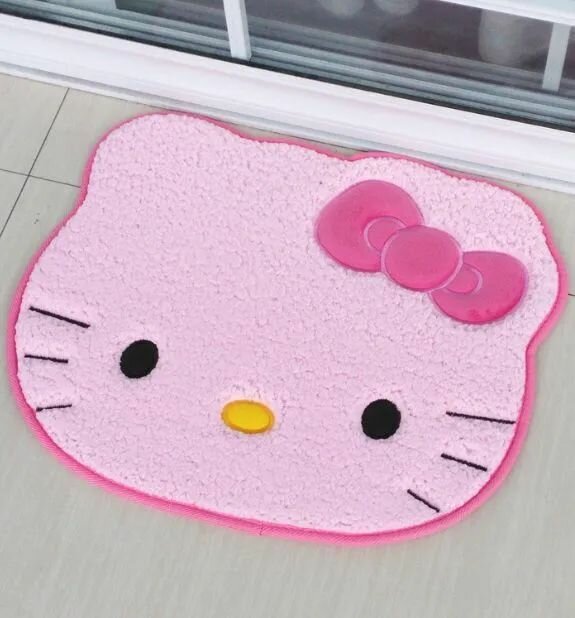 Коврик Хеллоу Китти, ковер Hello Kitty розовый