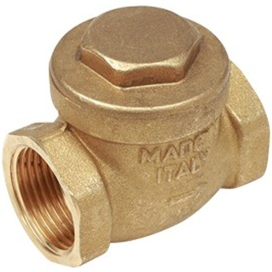 Обратный клапан Giacomini 1 1/2" мембранный, нехромированный, с неопреновым седлом