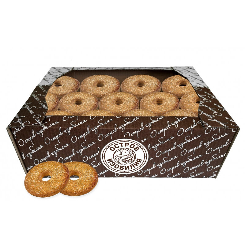 Печенье Остров изобилия Пенза Кольцо с корицей, 3 кг