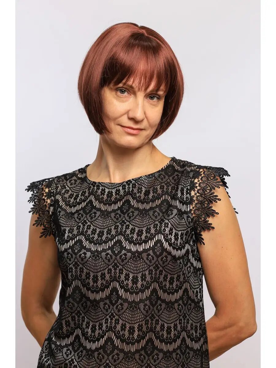 Парик каре с чёлкой