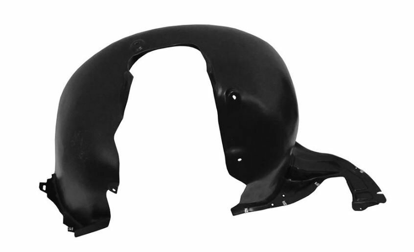 Подкрылок AKRADO для Skoda Octavia A7, передний, левый, черный