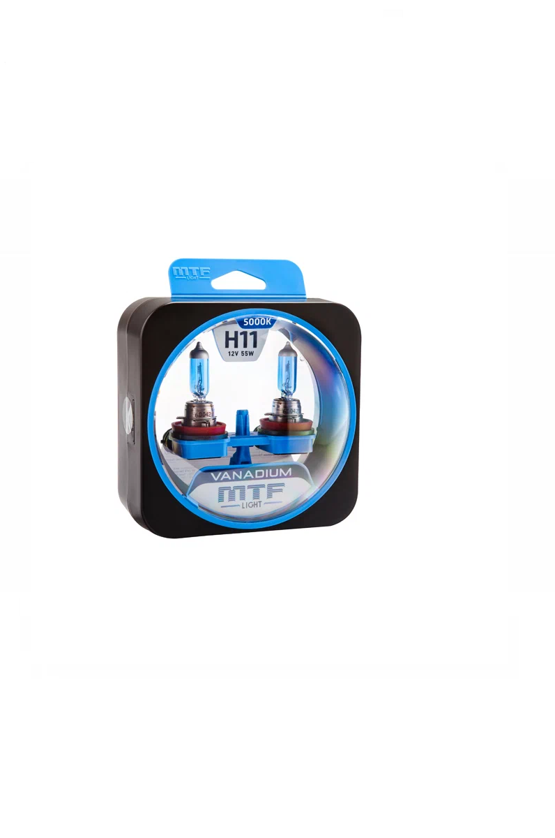Галогеновые лампы MTF light Vanadium 5000K H11 55W (2 лампы)