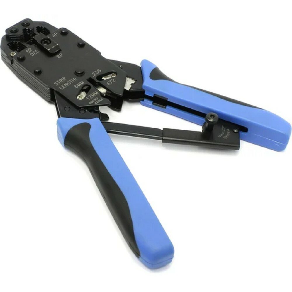 5bites Обжимной инструмент LY-T2009R Клещи EXPRESS обжимные для 8P+6P+4P с фиксатором