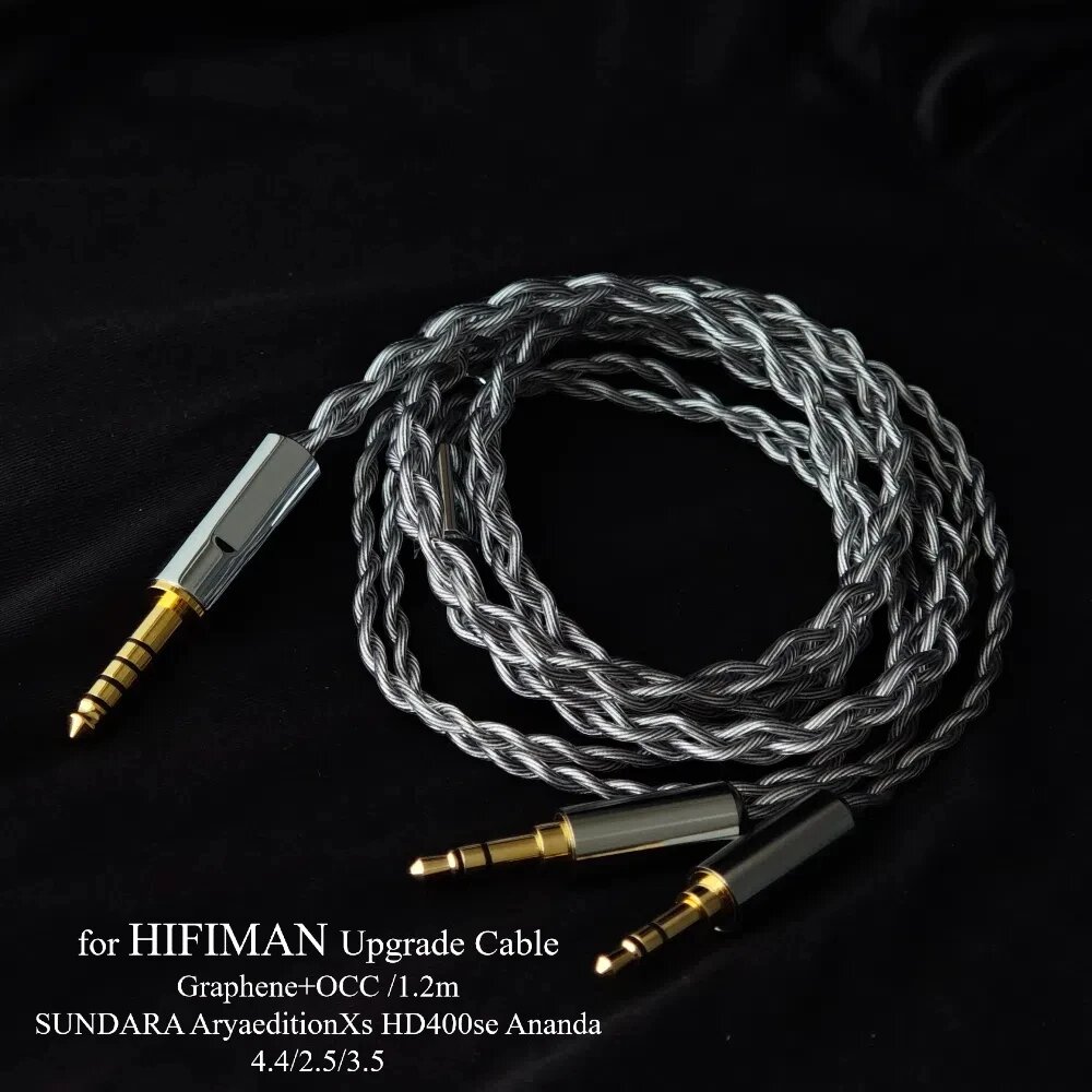 HIFIMAN HD400se/Edition XS/Arya/Ananda Графеновый кабель 4.4 мм 4.4mm balance
