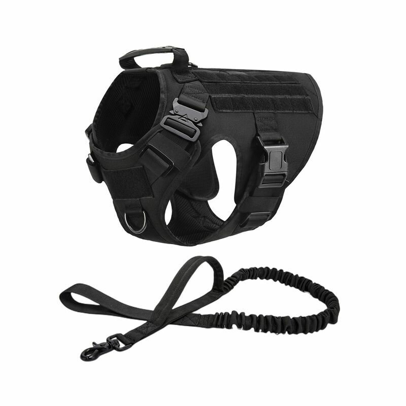 Военная тактическая шлейка для собак крупных /средний/мелких размер