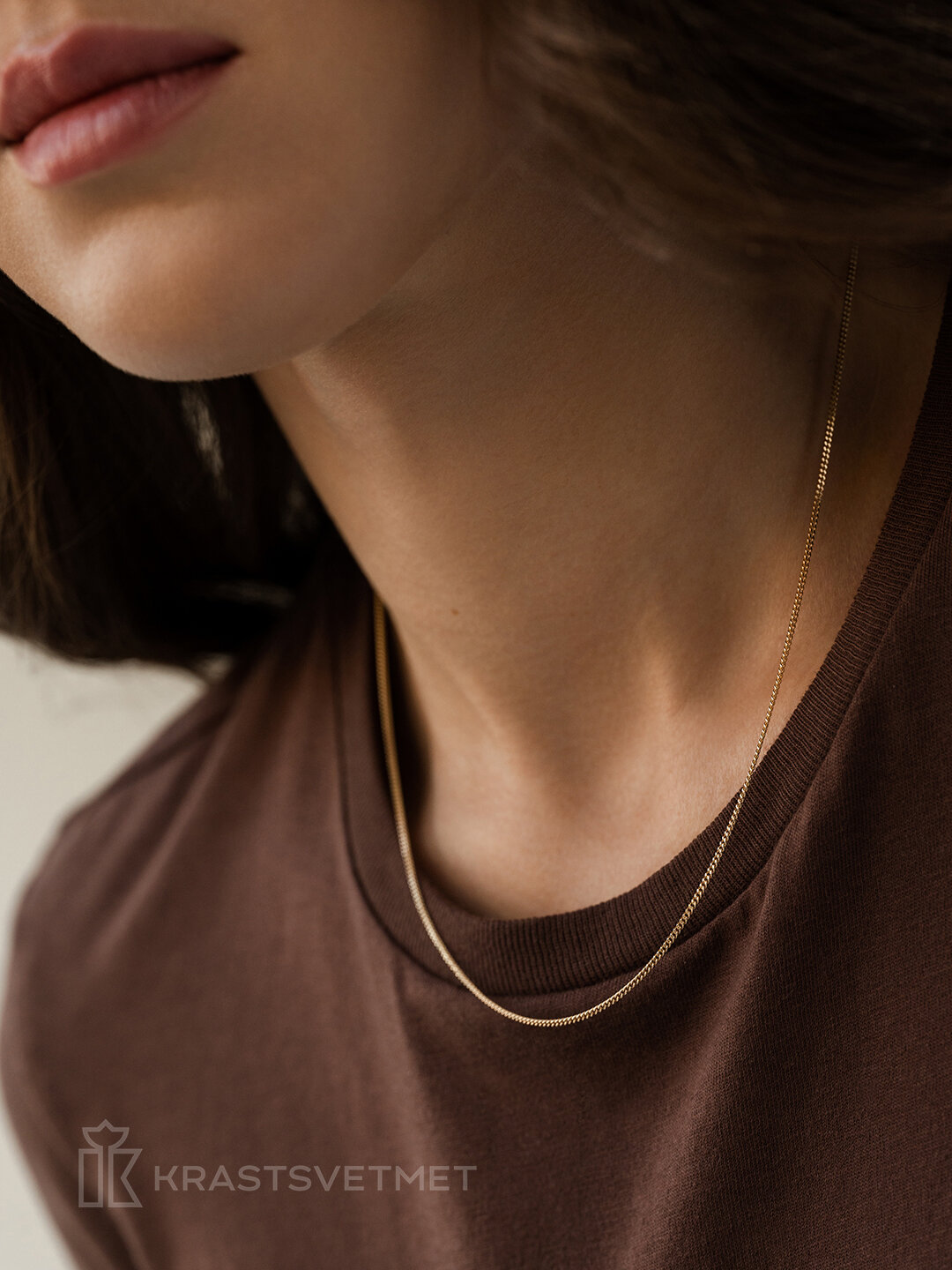 Цепь желтое золото, 585 проба