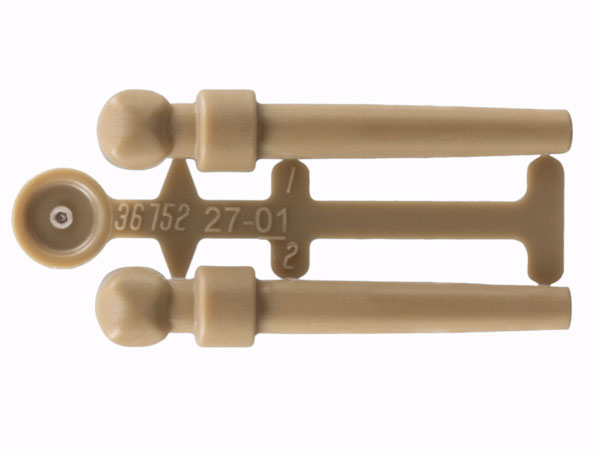 Minifigure, Utensil Wand, 2 on Sprue, 36752 Dark Tan N