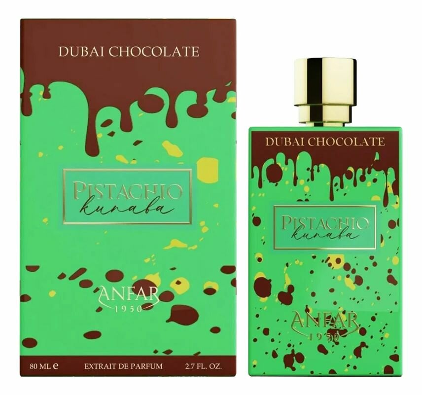Anfar pistachio kunafa dubai chocolate 80 ml парфюмерная вода