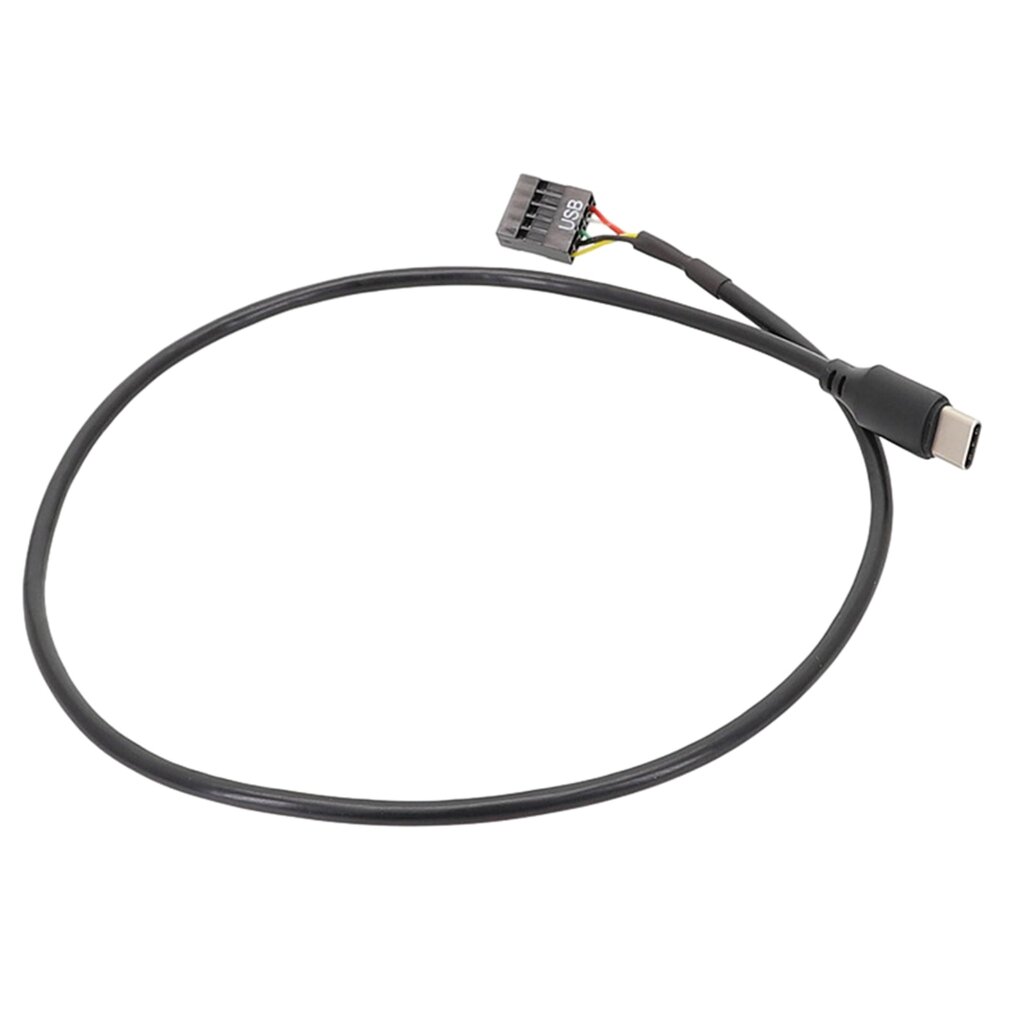 Материнская плата Кабель USB 9pin-Type C Экранированный USB-кабель USB-кабель для видеокарты USB-кабель для управления освещением