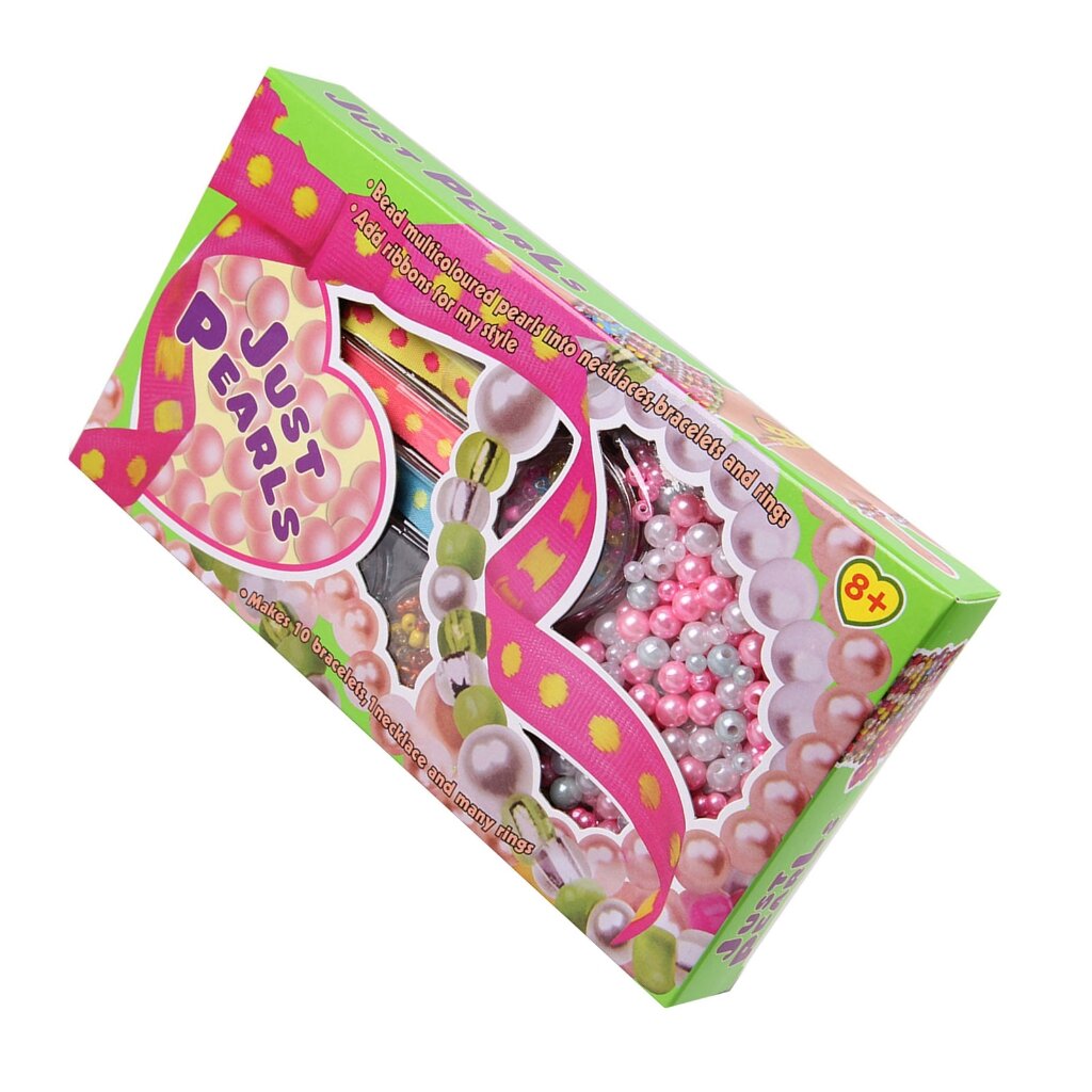 Брусные украшения для брюшных изделий ручной работы набор для девочек 4-12 лет сделайте свои собственные аксессуары из бисера с красочными бусинками