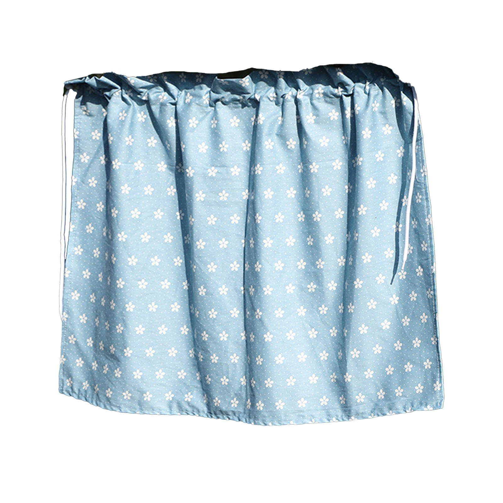 Автомобильная занавеска на присоске, солнцезащитный козырек, мультяшная защита от солнца, изоляционная занавеска на боковое окно, синие маленькие цветы