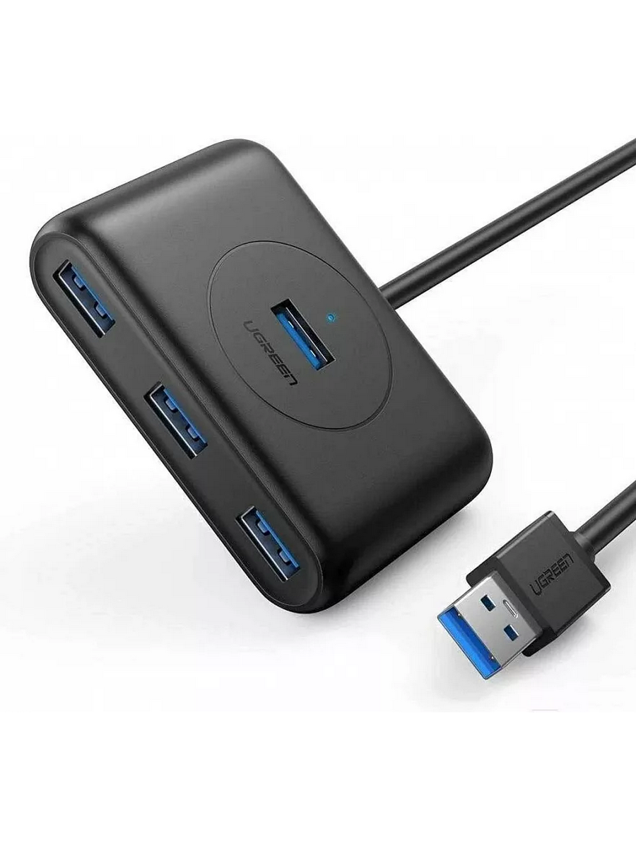 Хаб UGREEN CR113 USB 3.0, 50 см Черный USB 3.0 RU