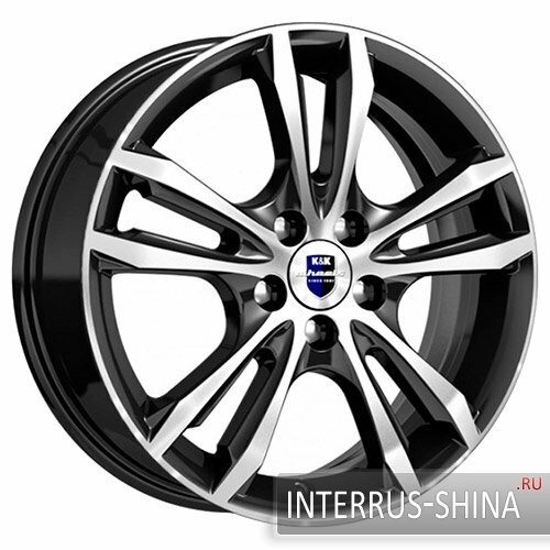 Колесный диск K&K Samara 6x16 4x108 ET47.5 D63.3 Алмаз черный