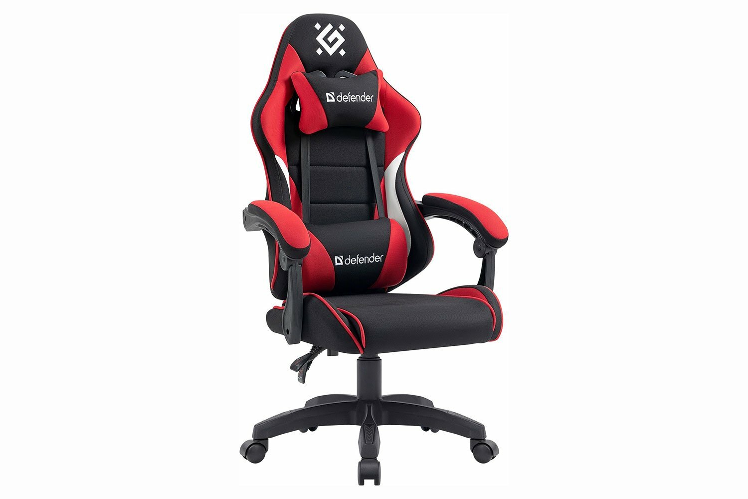 Кресло игровое DEFENDER SORRENTO 64028, 62,5х125х47 см, с подлокотниками, цает чёрный