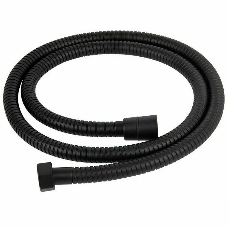 Шланг для душа KAISER 0063 1,2м усиленный, чёрный матовый (нерж) Black Matt