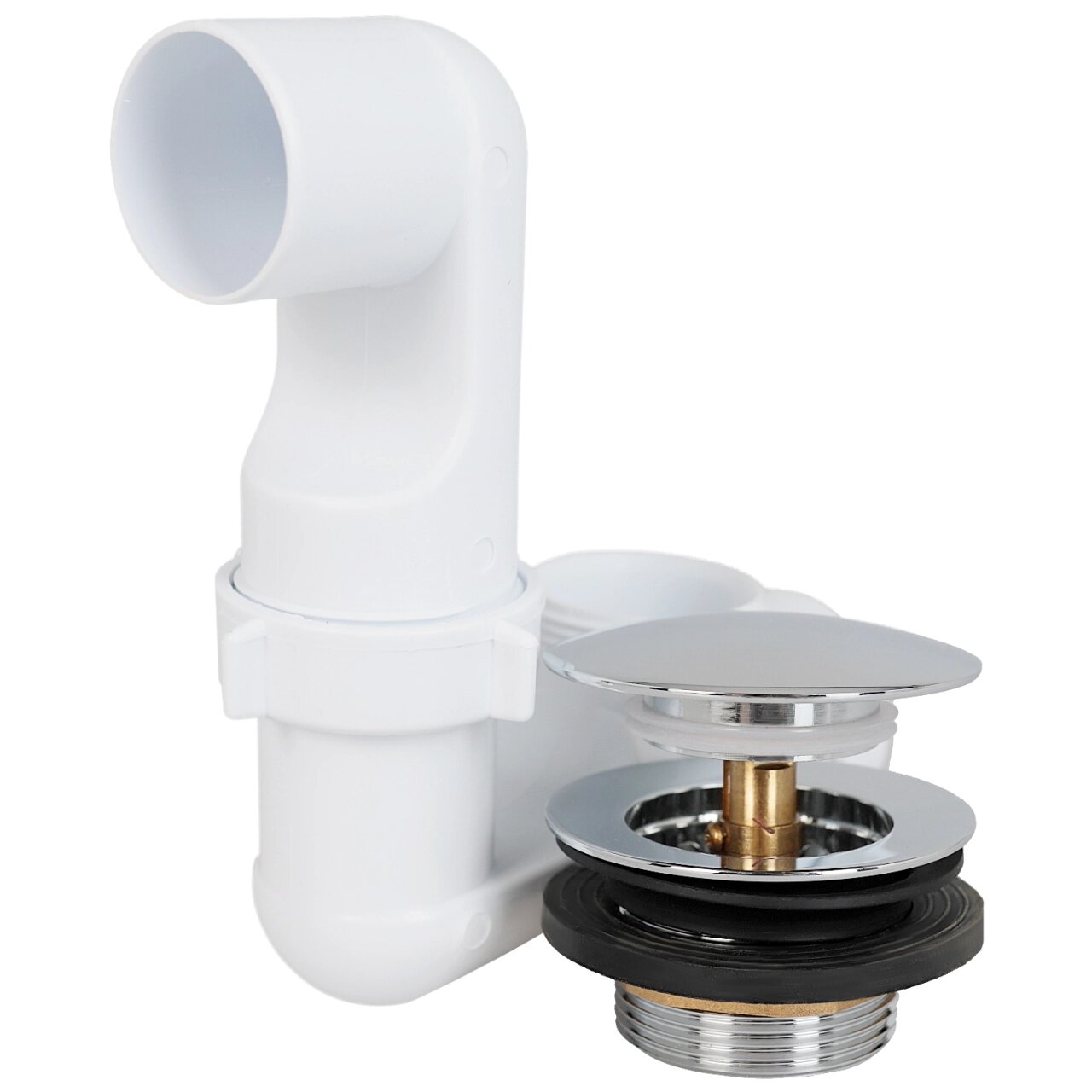 Орио сифон для душевого поддона 1 1/2 дюйма 40 мм регулируемый клик-клак