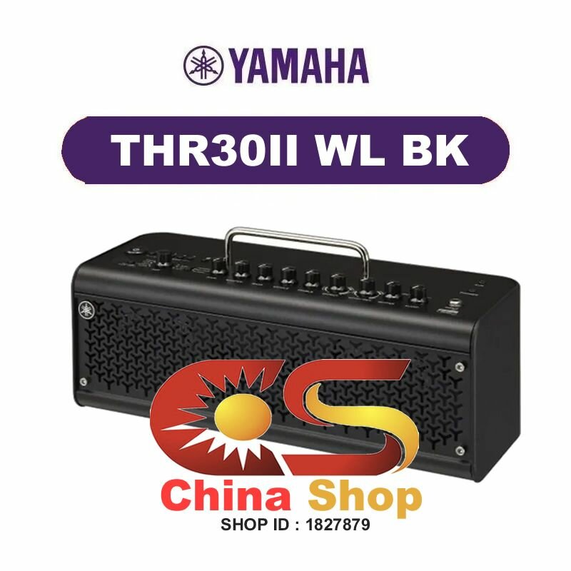 Yamaha THR30II WL BK Wireless Гитарный настольный комбоусилитель ( комбик ) для электрогитары / черный