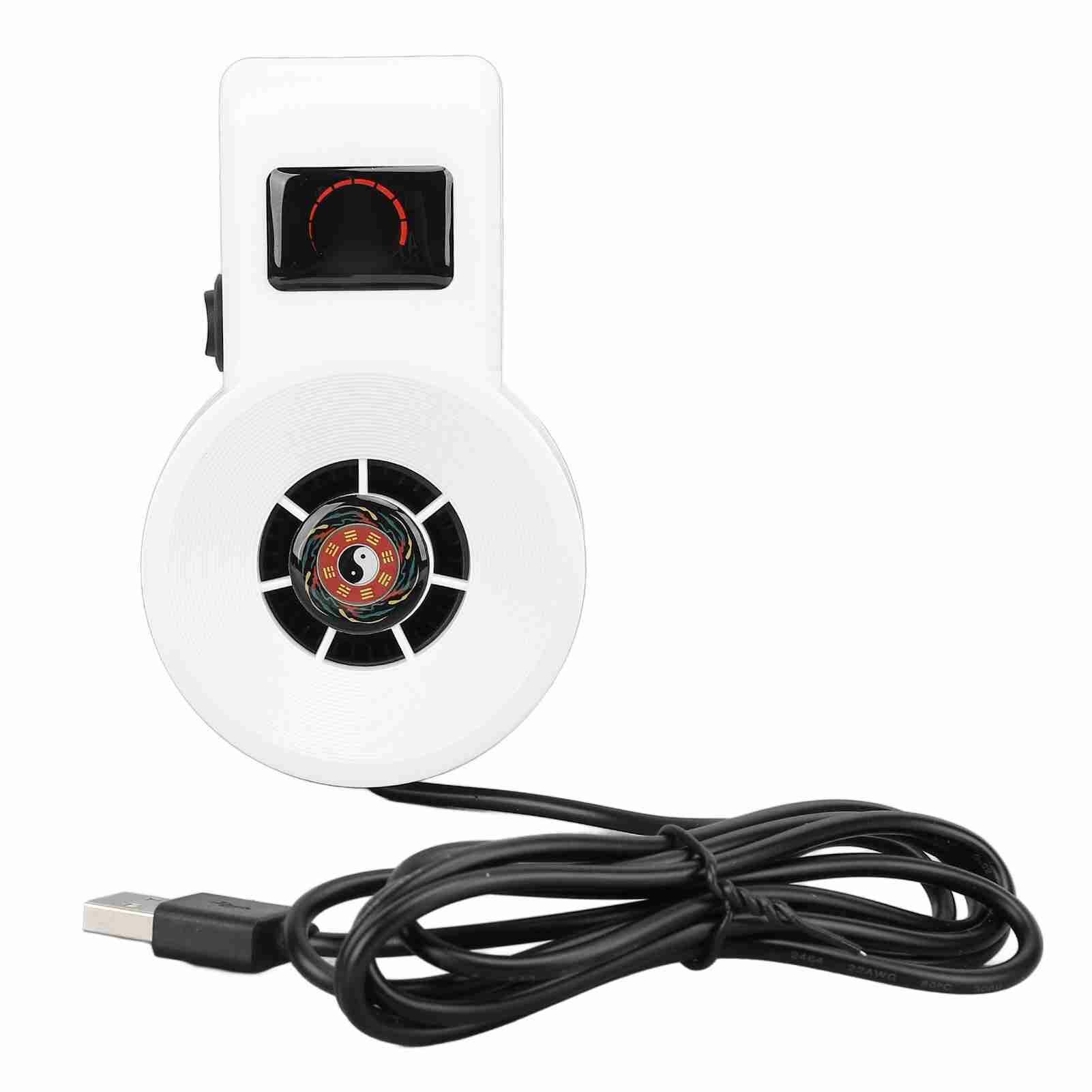 Охлаждающий вентилятор для аквариума USB-соединение Тихий ход Экономия места Охладитель для аквариума Вентилятор для всех сезонов Белый