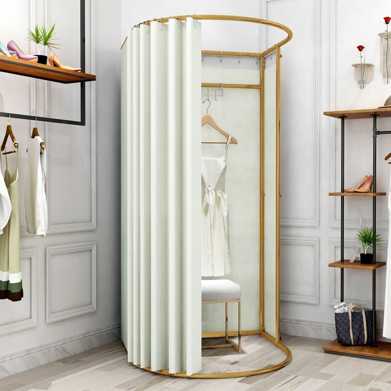 Примерочная кабина, отдельно стоящая, 100х95х200см, Можно двигаться. С рамкой