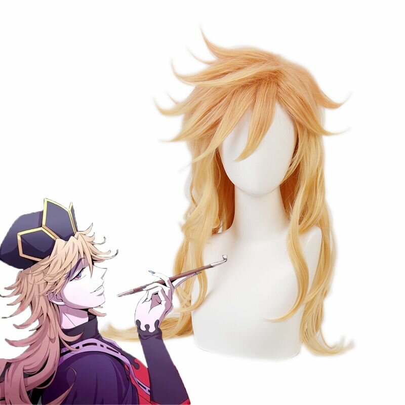 Парик для косплея Аниме Клинок, рассекающий демонов Douma / Золото ysrx -lj
