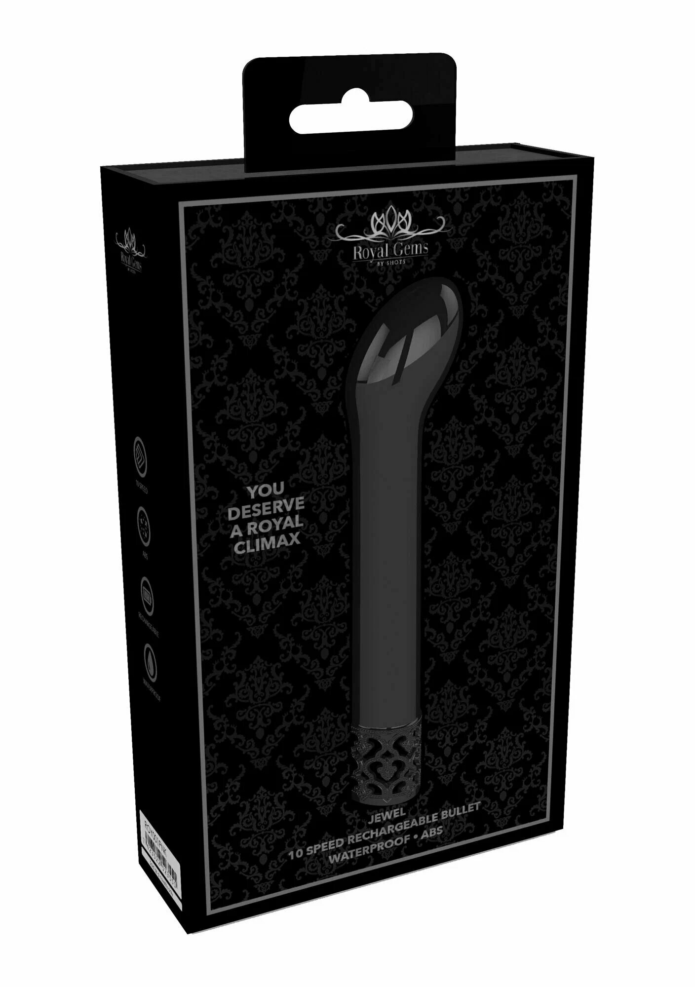 Вибропуля Shots Toys Jewel Royal Gems, перезаряжаемая, водонепроницаемая