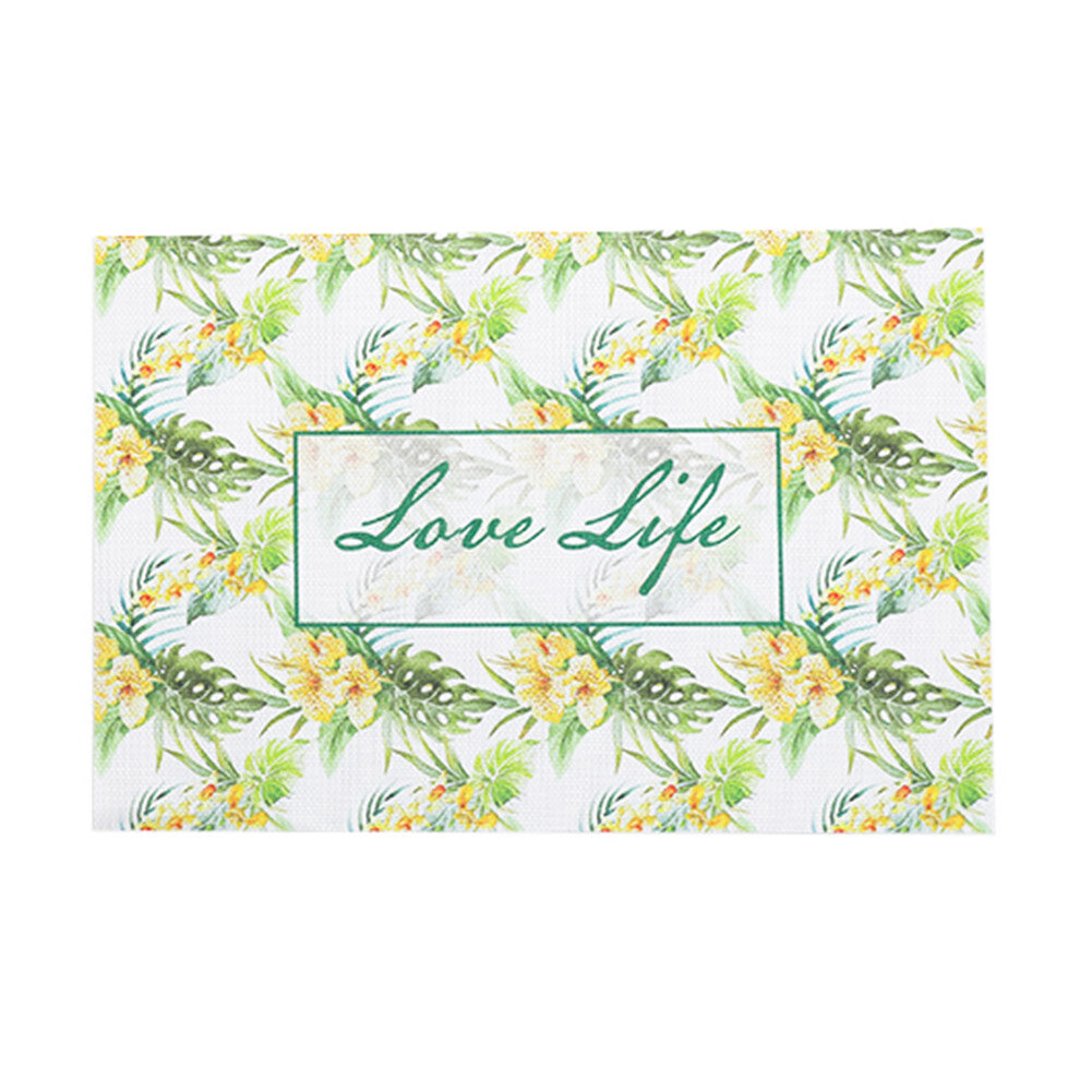 Нескользящий ПВХ-подставка для стола, изоляционная подкладка, прямоугольный коврик для столовой, кухни, домашнего декора