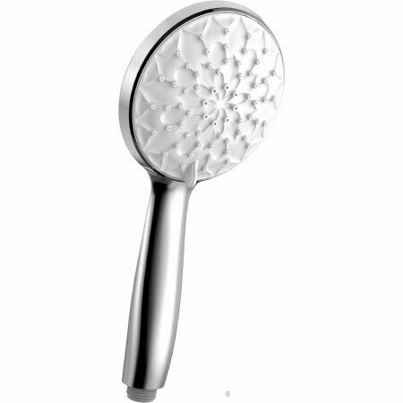 Душевая лейка Lemark LM8121C, пластик, 3 режима, подключение 1/2", хром