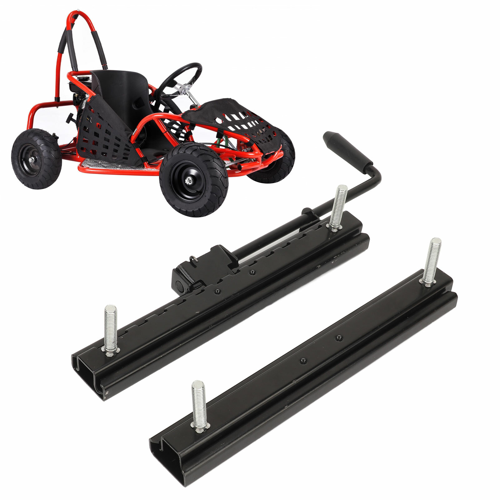 Сиденье слайдер трек высокой жесткости регулируемая длина 240 мм устойчивый сиденье монтаж трек для картинга своими руками