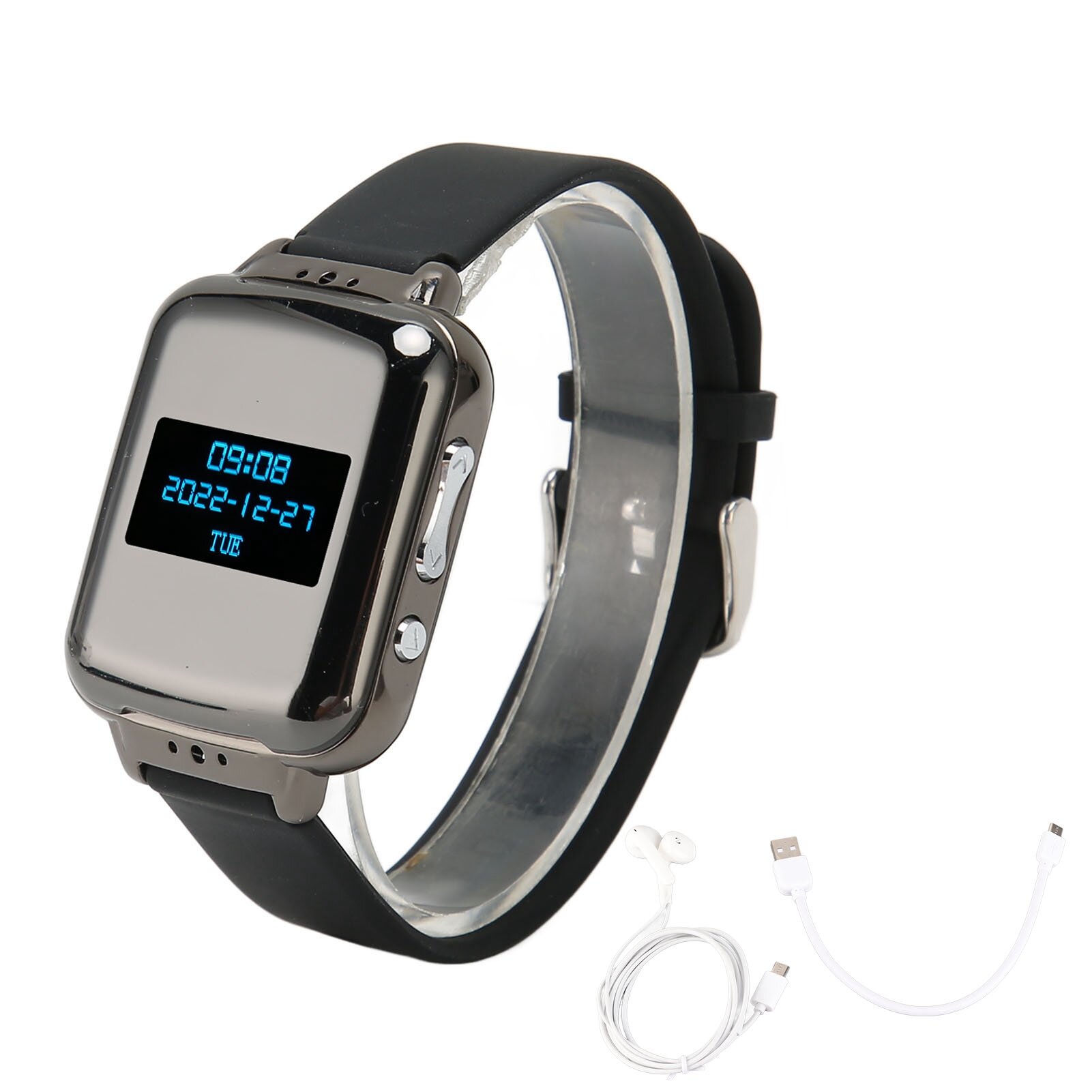 Часы с диктофоном, Bluetooth 4,2, электронная книга, HiFi, защита глаз, шумоподавление, голосовой диктофон, часы для встреч, 32 ГБ