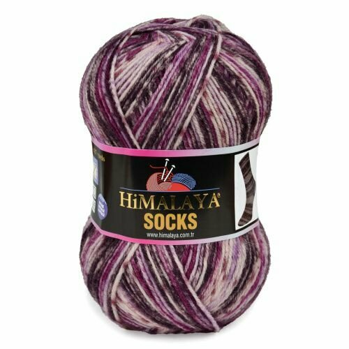 Пряжа Himalaya Socks цвет 160-01 (100г/400м, упаковка 5 мотков)