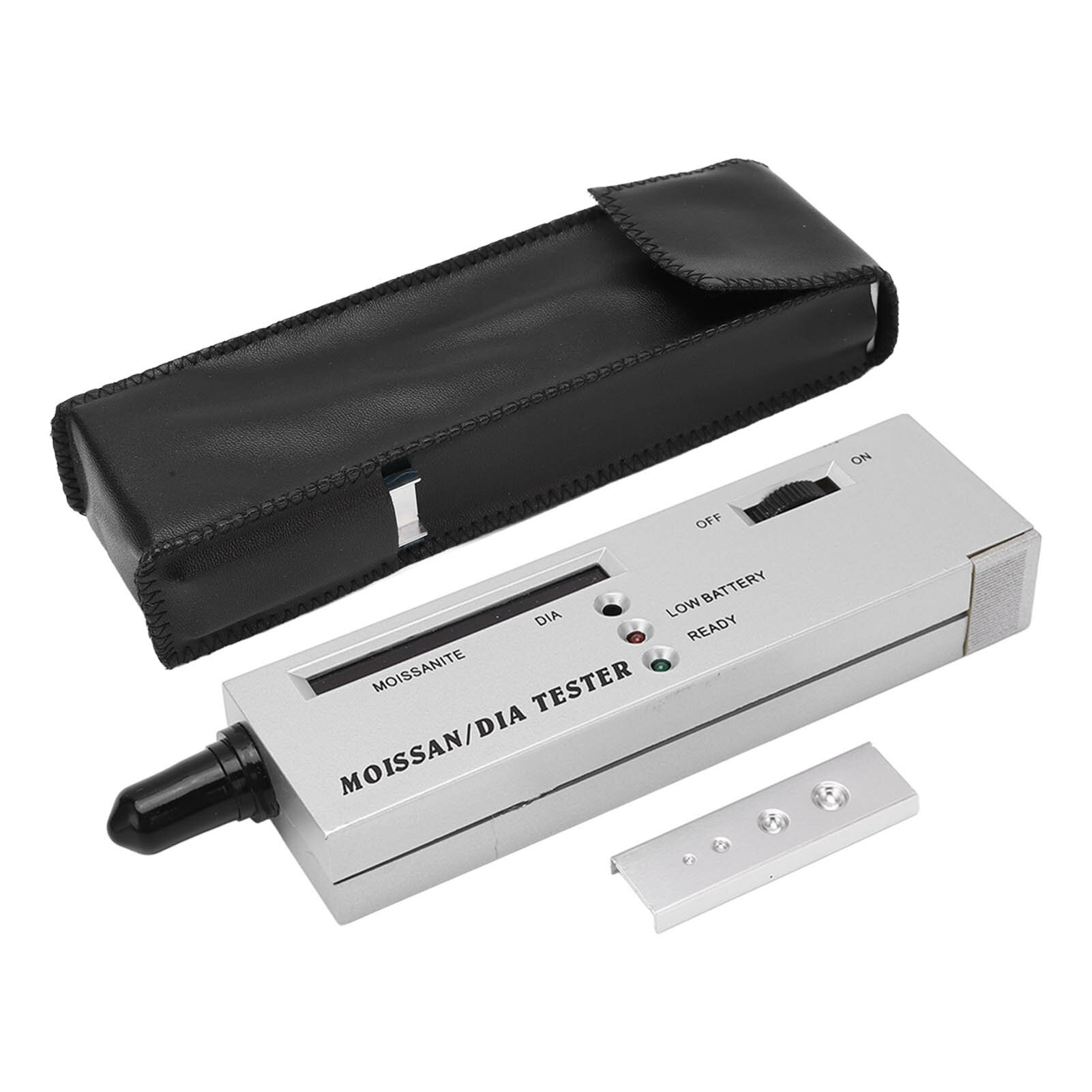ТестердляалмазовимуассанитасЖК-дисплеем, детектортвердостимуассанита, ювелирныйинструментдляпроверкитвердостисLED-индикатором.