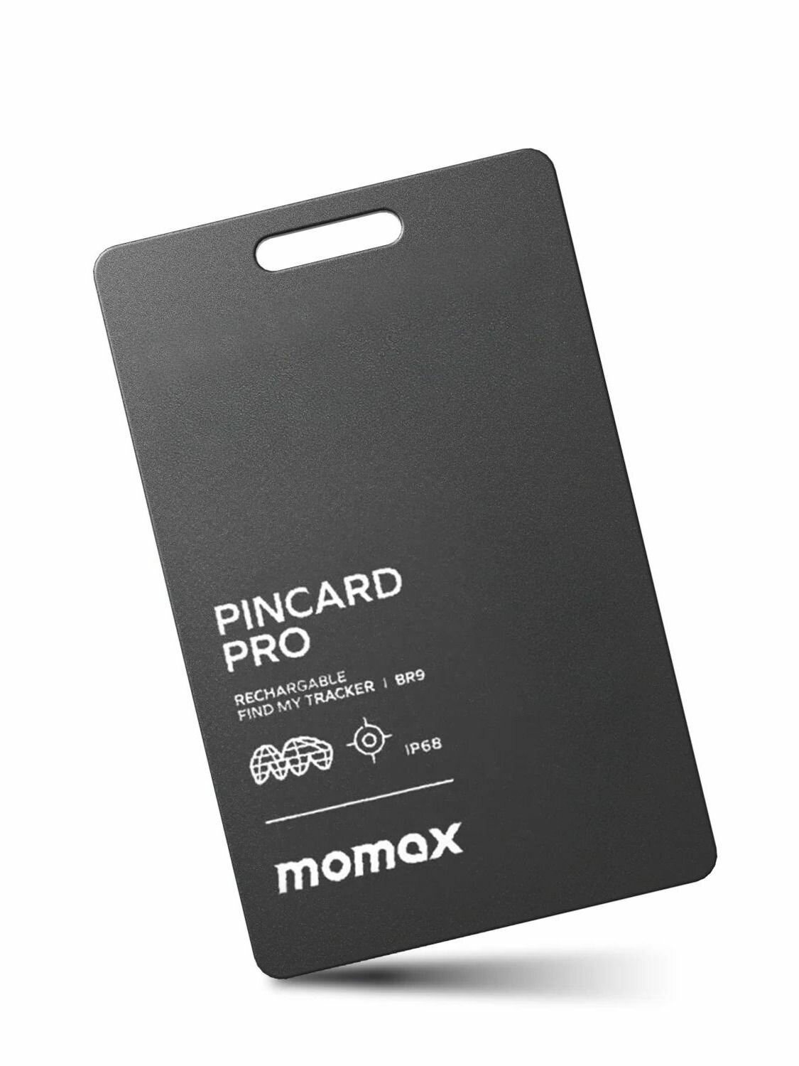 Трекер Momax PinCard Pro Rechargeable Find My Locator (BR9D), перезаряжаемый / Bluetooth-метка / антипотеряшка для вещей
