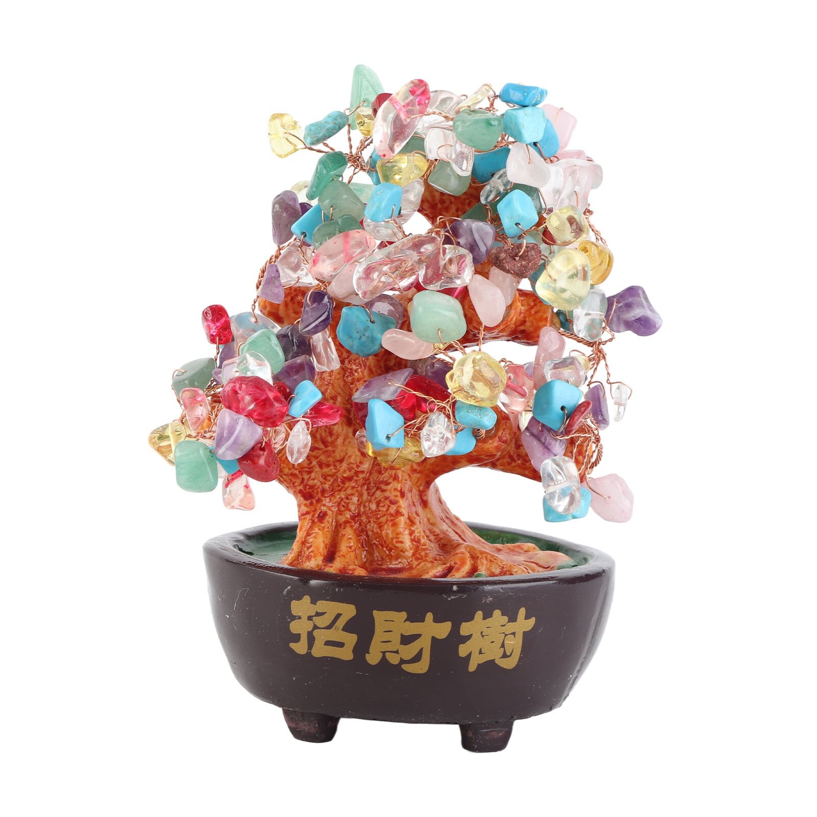 Декоративное дерево красивое украшение для украшения денежных деревьев бонсай для богатства и удачи для дома