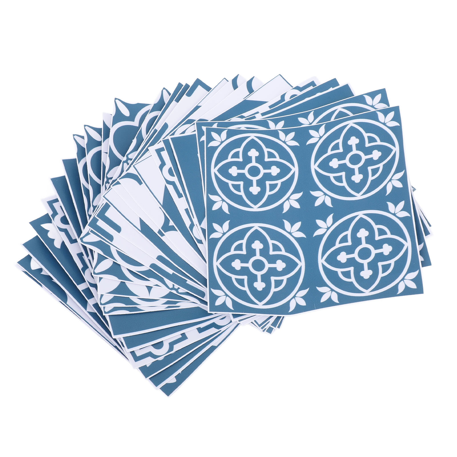 24 шт. наклейка на плитку самоклеящаяся с цветочным узором маслостойкая водостойкая ПВХ изысканная наклейка на плитку для кухни, ванной комнаты HZ061