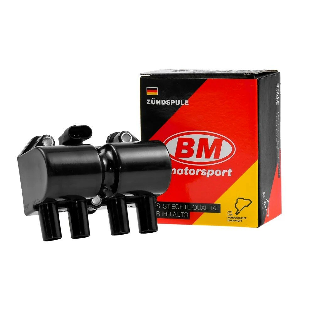 Катушка зажигания (модуль) Шевроле Ланос 1.5 (4 контакта) BM MOTORSPORT EC 5052 / 96350585