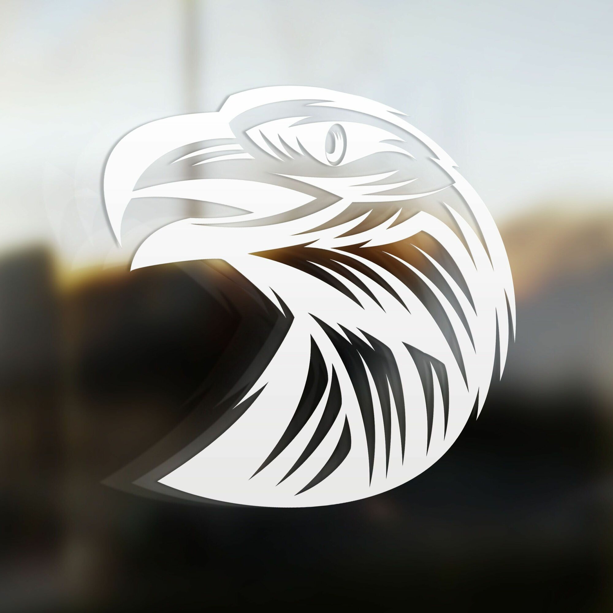 Наклейка на авто Орел 25x22