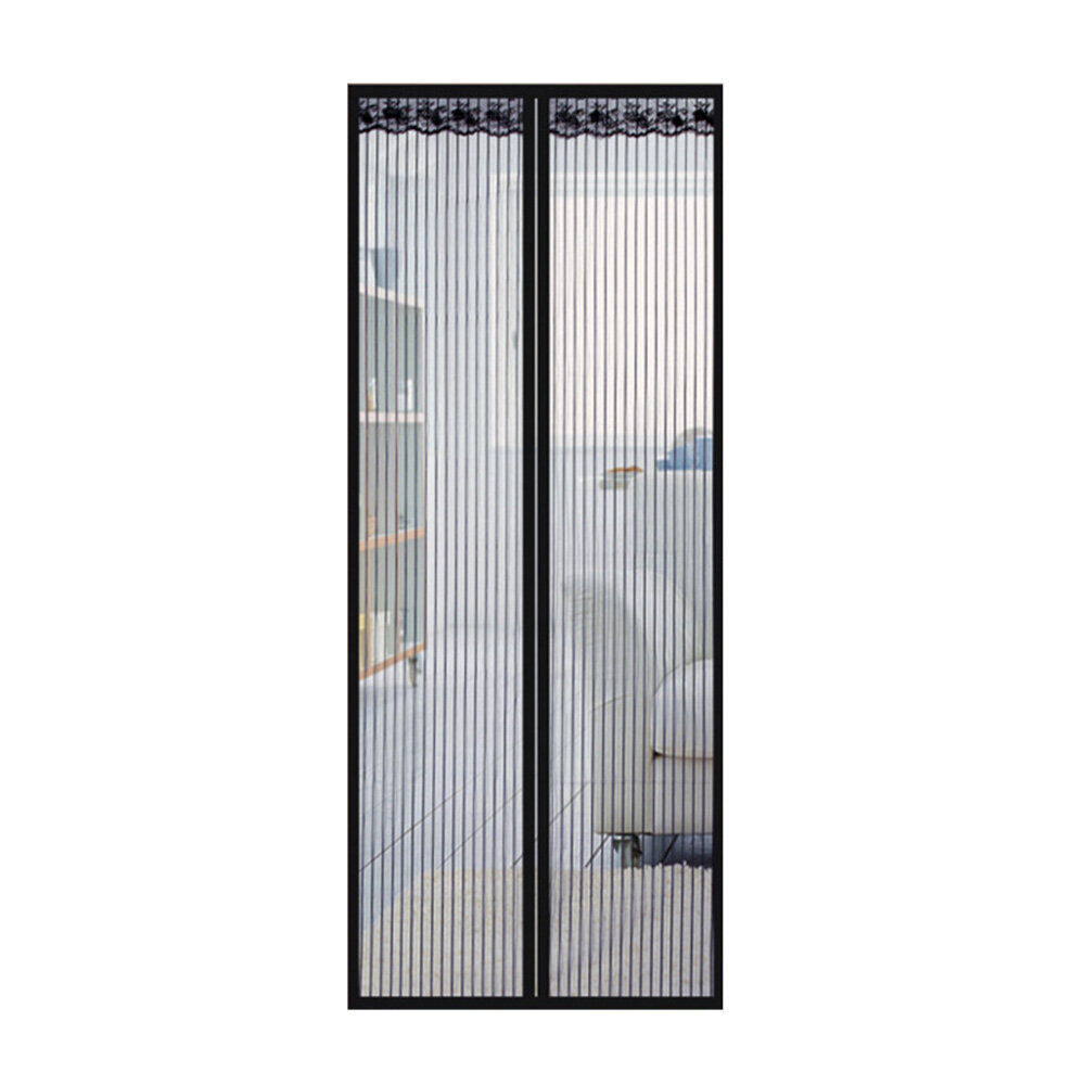 Магнитная дверь-экран с сетчатой занавеской, дверная москитная сетка от насекомых с полнокадровой крепежной лентой