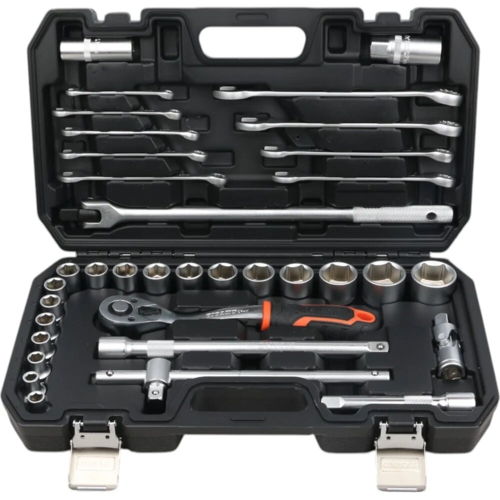 Gigant набор головок и принадлежностей 1/2 дюйма с комбинированными ключами, 35 предметов, GAS-1/2-35