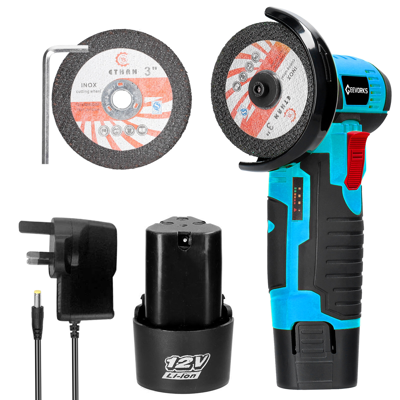 Электрическая шлифовальная машина со скоростью вращения 19500 об/мин, многофункциональная мини-шлифовальная машина, ручной резак для резки и полировки керамической плитки, дерева, камня и стали.