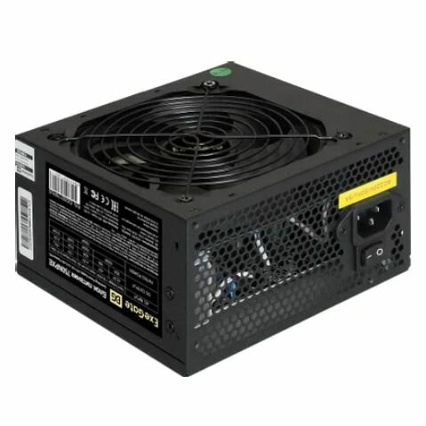 Блок питания ExeGate 750NPXE EX292176RUS-PC 750W (EX292176RUS-PC) черный - 750 Вт, ATX 20+4 пин, 4 pin + 4 pin x2 CPU, 5 SATA, 2 x 6+2 pin PCI-E