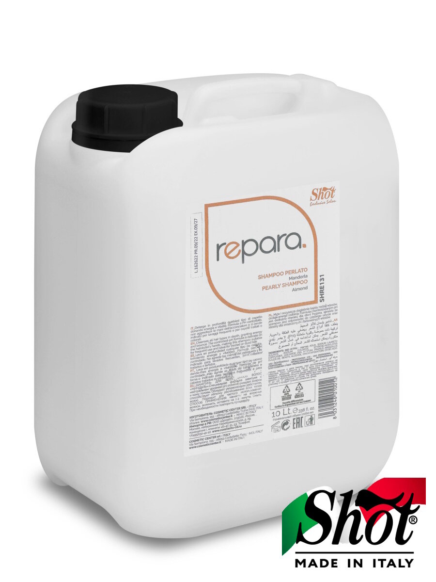 Шампунь для всех типов волос SHOT Repara Миндаль увлажняющий 10000 мл