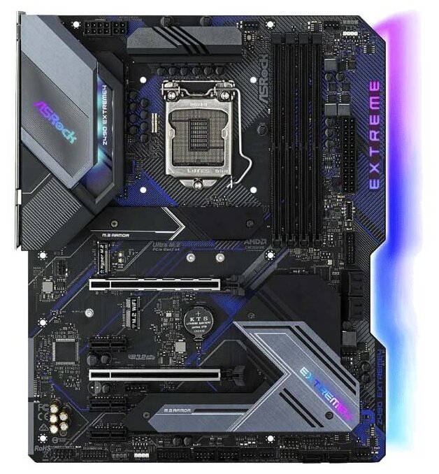Материнская плата ASROCK Z490 EXTREME4, LGA 1200, Intel Z490, ATX, Ret