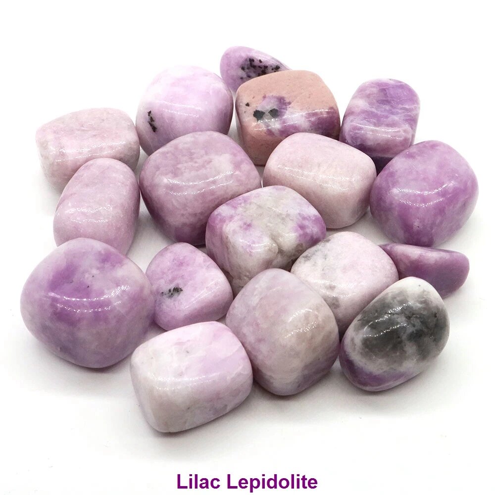 Хрустальные камни для аквариума 50g, Lilac Lepidolite