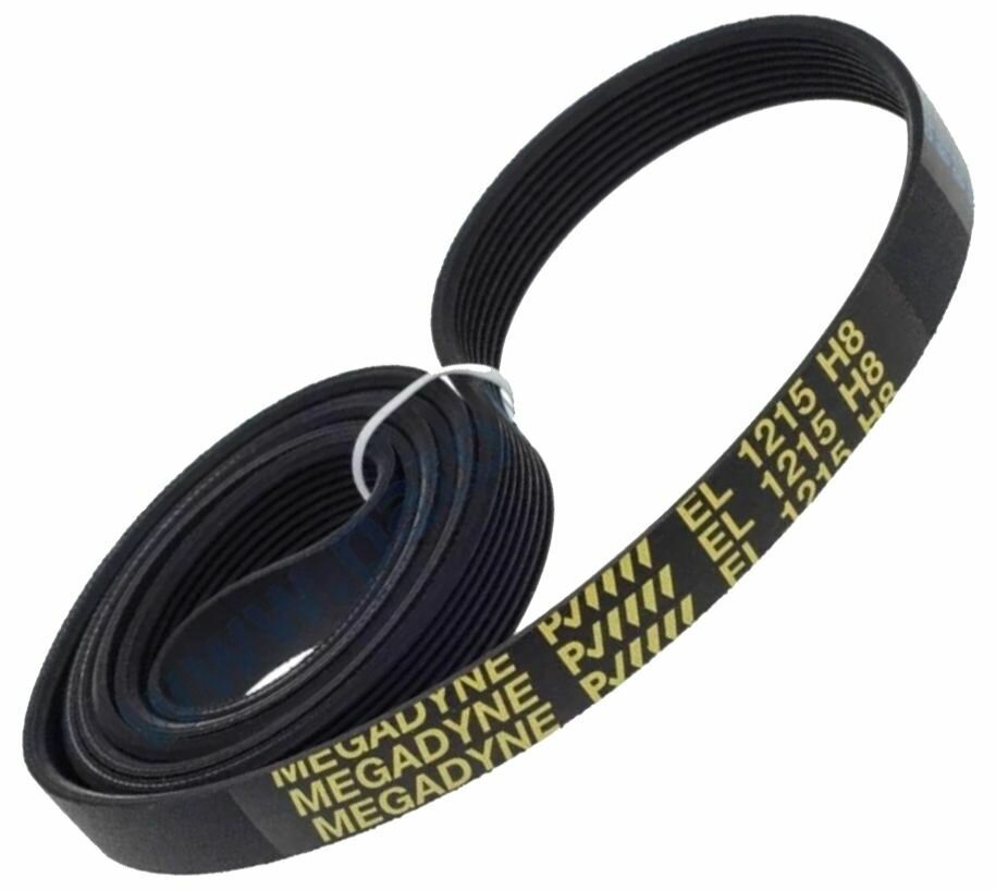 Ремень L-1215 H8 для стиральной машины Candy, Hoover, Vyatka, Whirlpool, Zerowatt 41023284