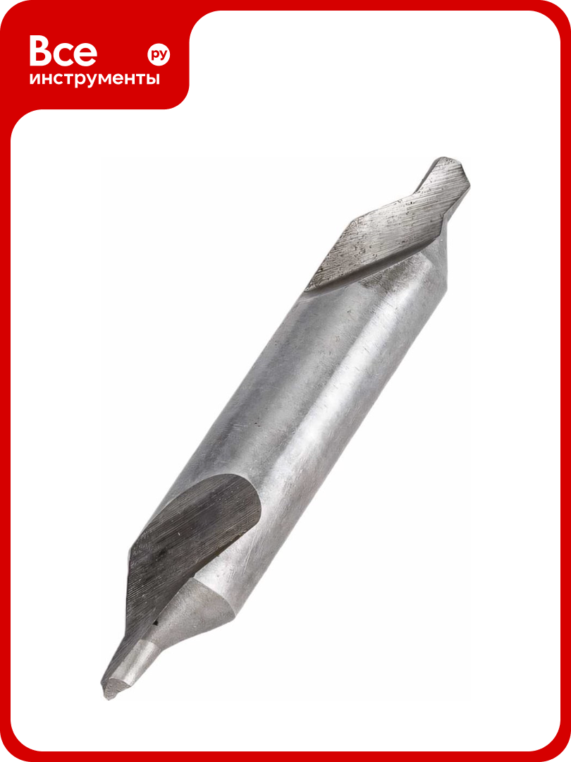 Сверло центровочное тип A (4 мм; Р6М5) GRIFF a140021, без предохранительного конуса