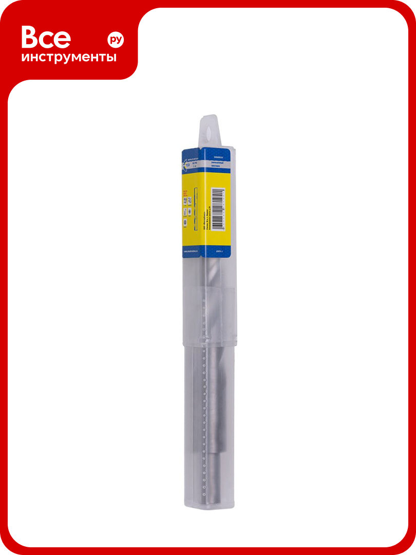 Сверло по металлу HSS PRO 18.5 мм, уменьшенный хвостовик МастерАлмаз 10508531 для надежной фиксации инструмента